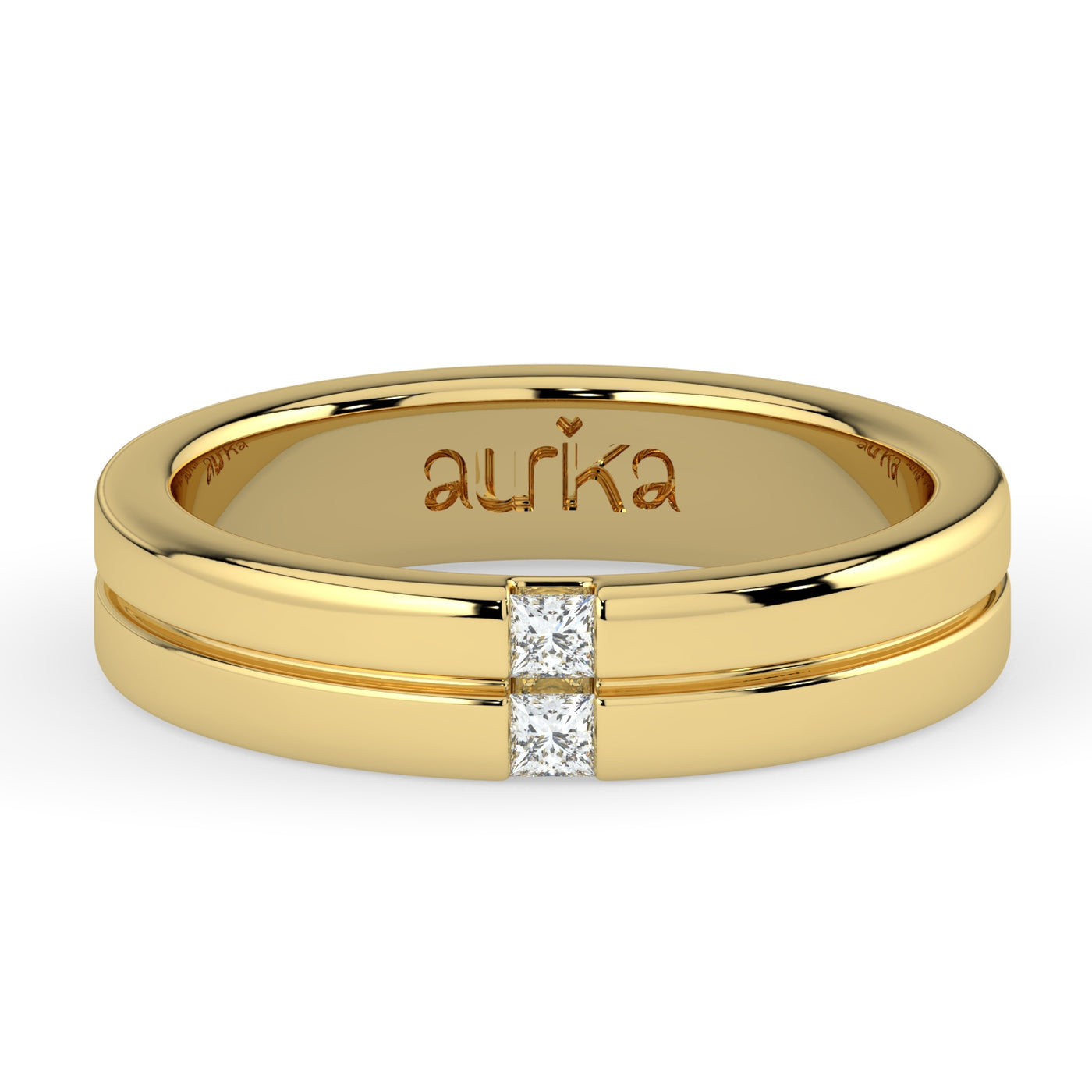 Shop Simple Wedding Rings- Aurika Gems